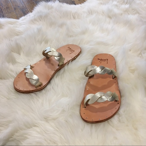 beek | Shoes | Beek Sandals Pipit Braided Gold Leather | Poshmark